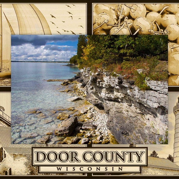 Door County Wisconsin Picture Frame - Etsy