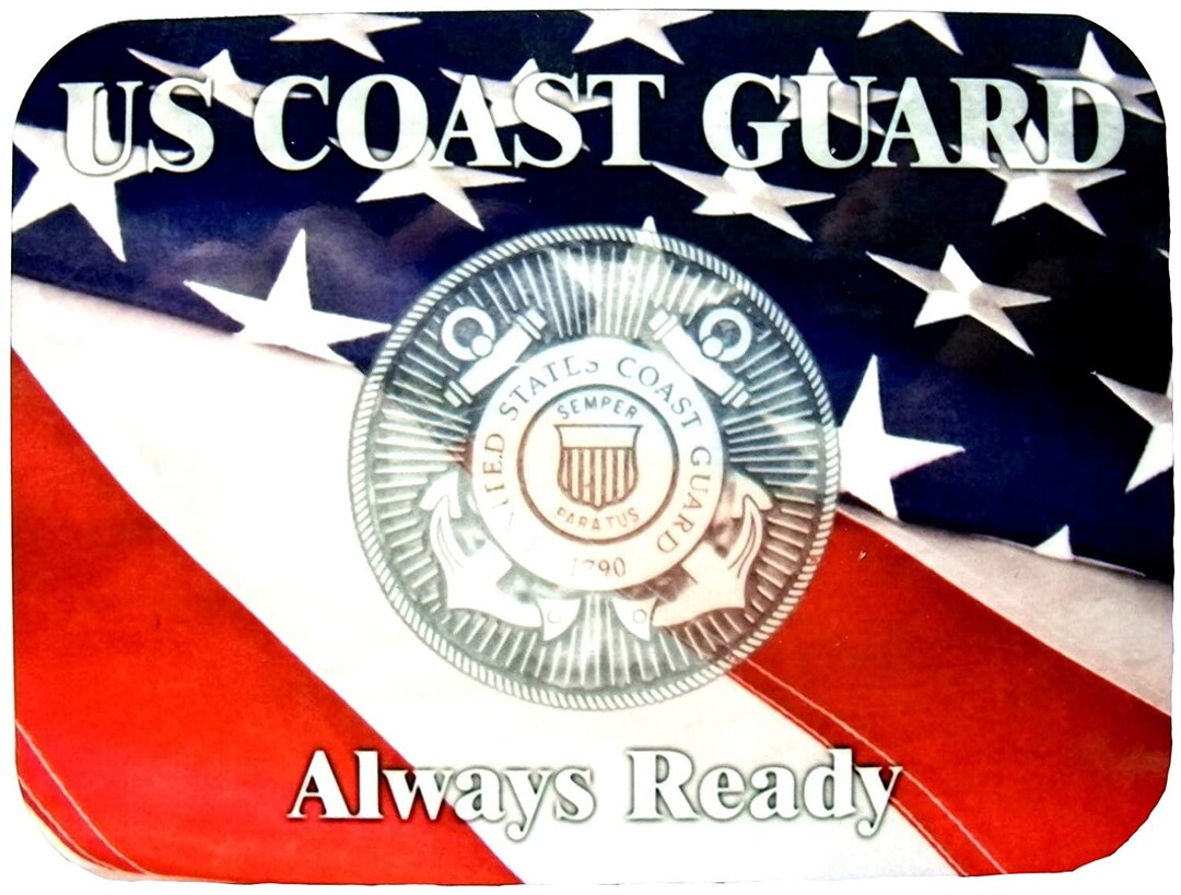 U.S. Coast Guard Always Ready Flag Fridge Magnet - Etsy