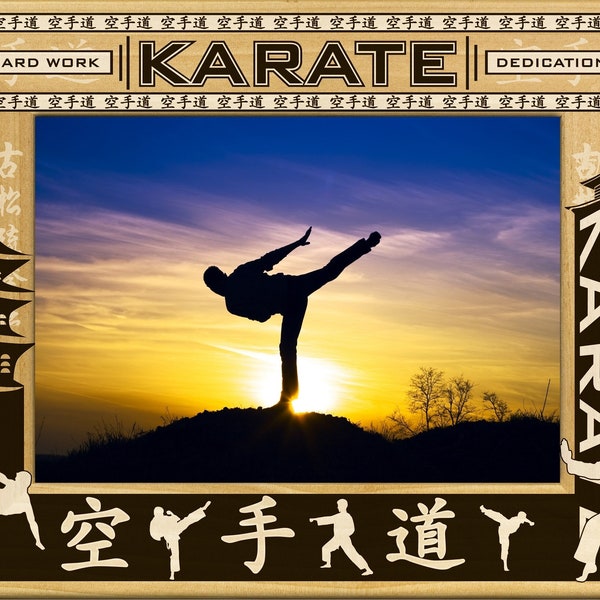 Karate Picture Frame - Etsy