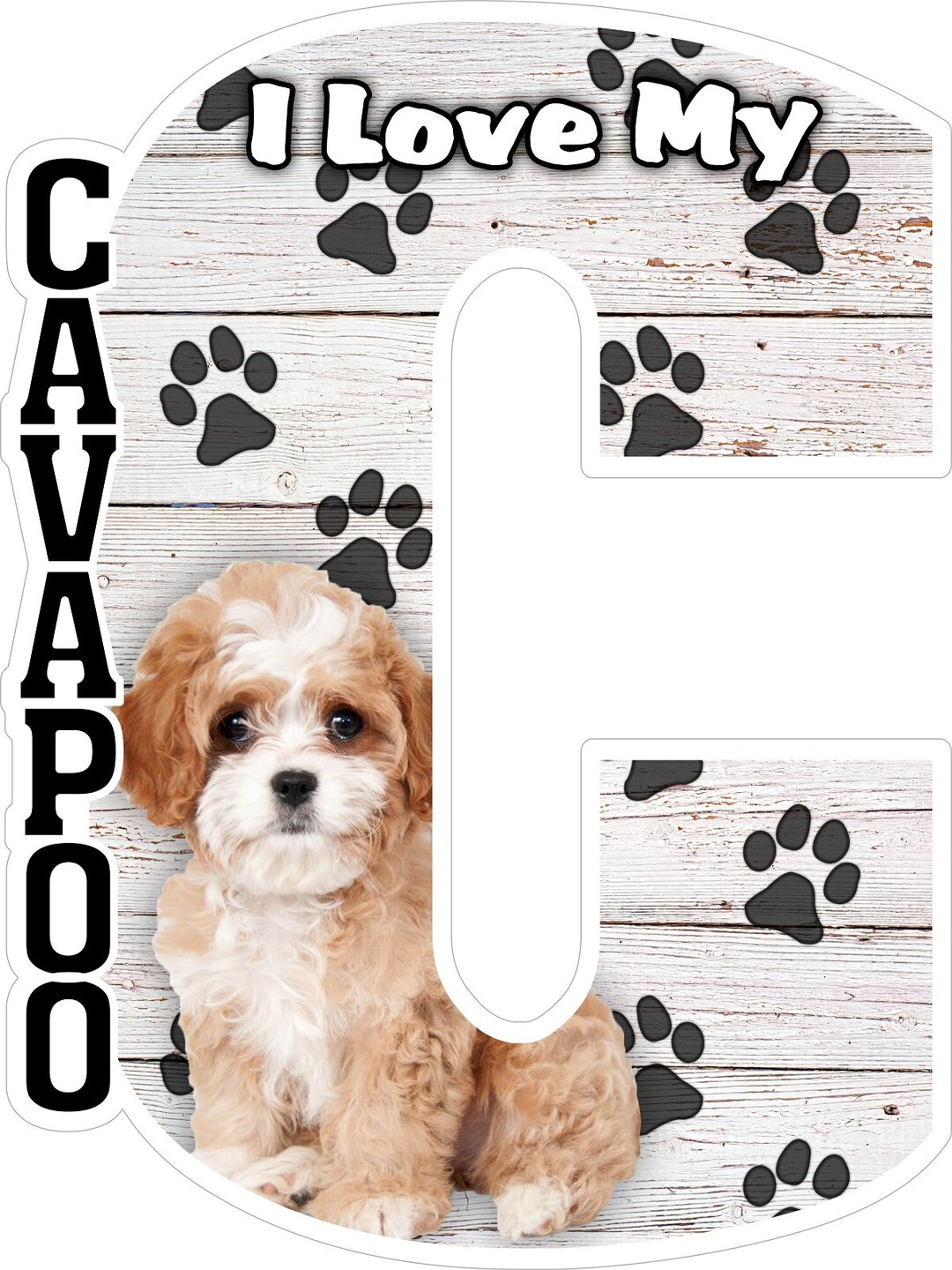 I Love My Cavapoo Fridge Magnet - Etsy
