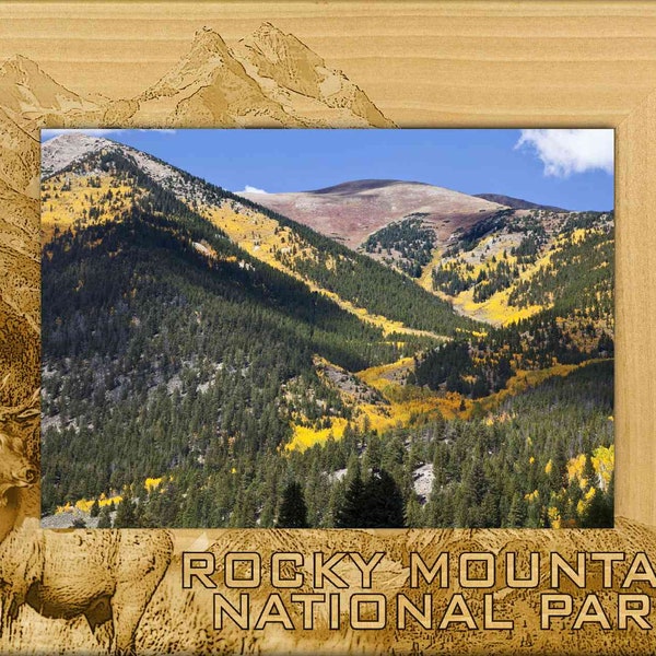 Rocky Mountain Park Picture Frame - Etsy