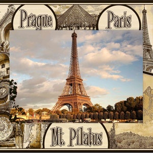 Europe Montage Laser Engraved Wood Picture Frame - Etsy