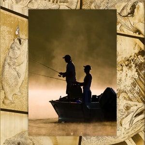 Bass Fishing Laser Engraved Wood Picture Frame - Etsy