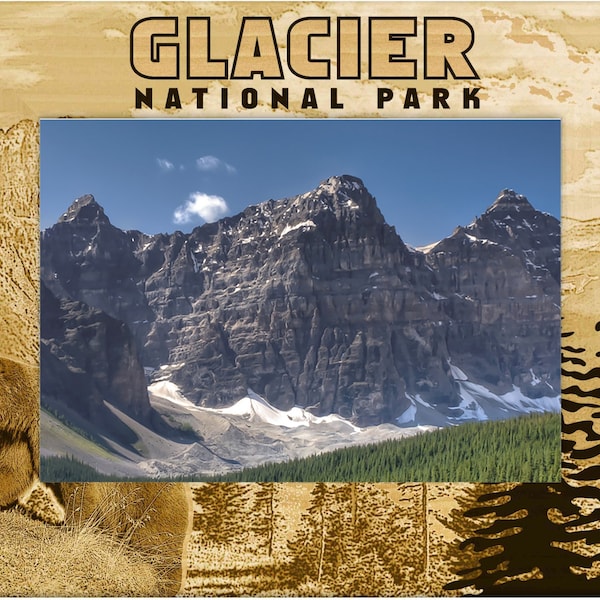 Glacier National Park Picture Frame - Etsy