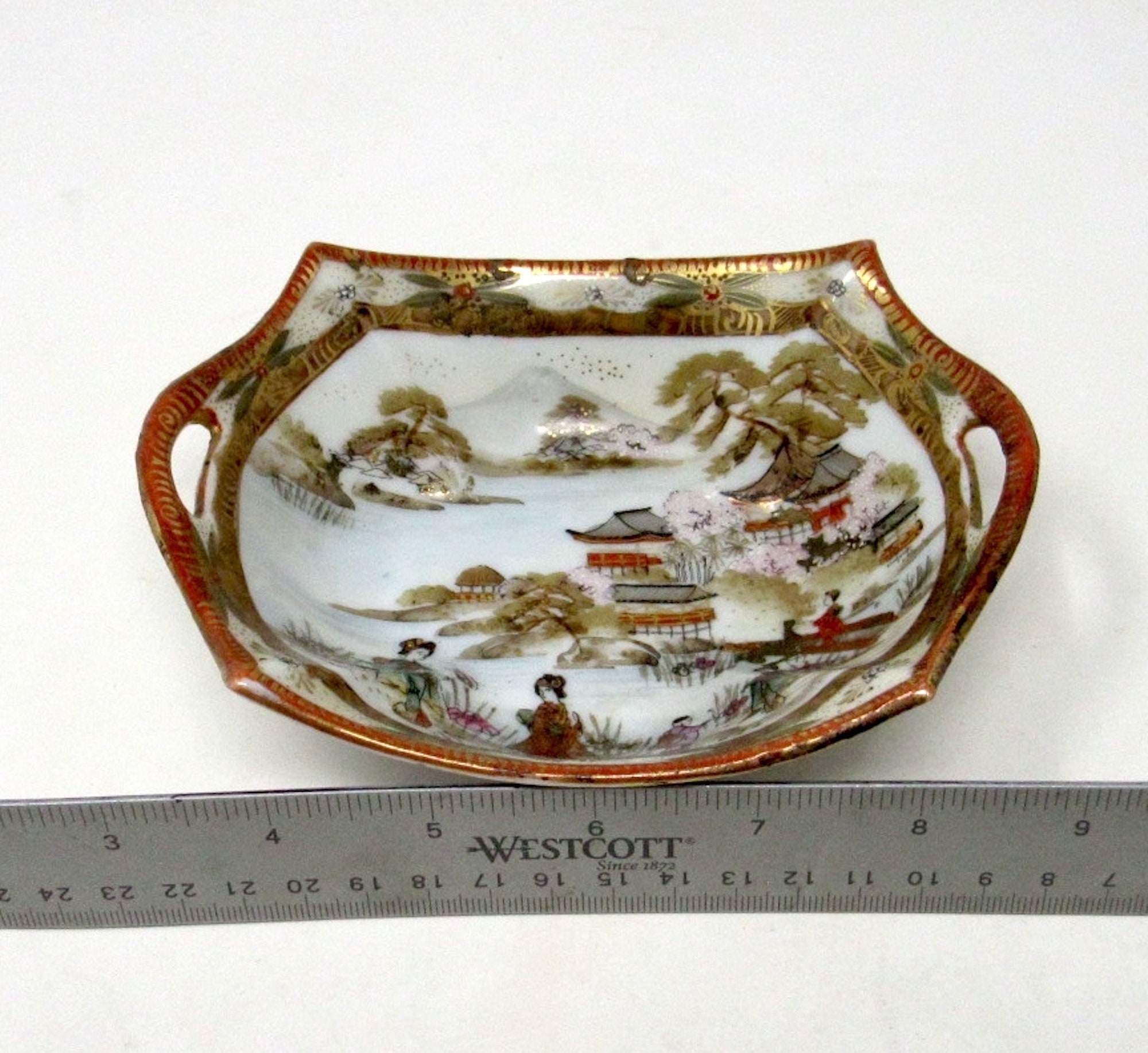 Antique Hand-painted Japanese Royal Kaga Porcelain Salt Cellar - Etsy