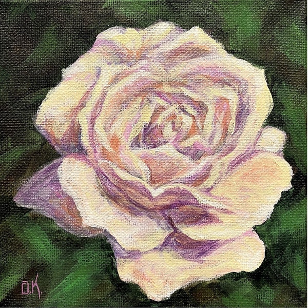 Pink Roses Painting - Etsy
