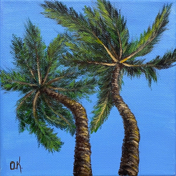 Palm Painting - Etsy