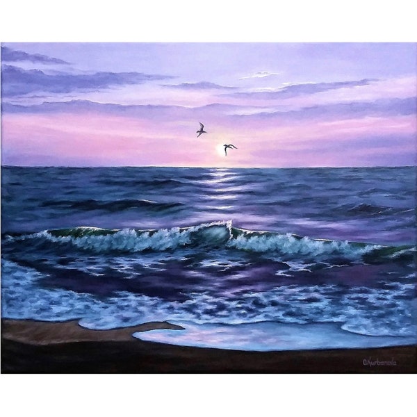 Purple Sunset - Etsy