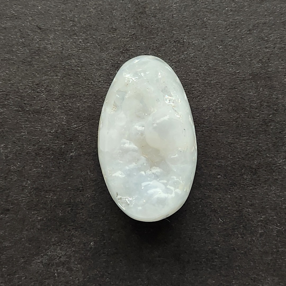 Hyalite Opal With Natural Surface Cabochon, Designer Cabochon, Hand Cut ...