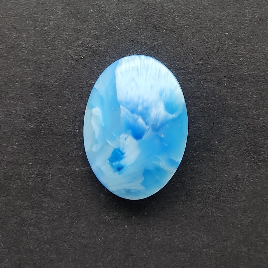 Blue Victoria Stone Cabochon, Designer Cabochon, Hand Cut, Oval Shape ...