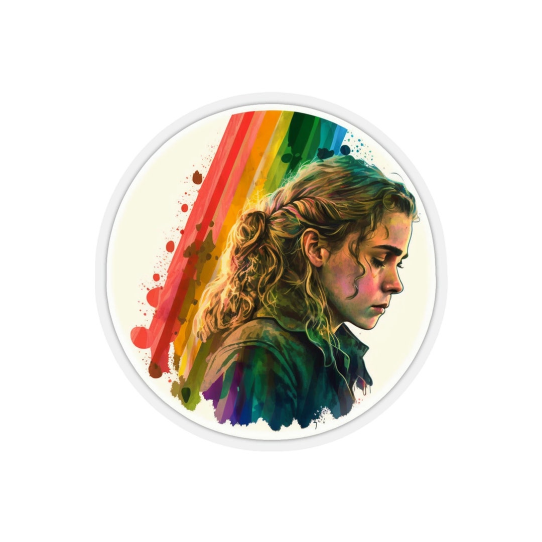 Rainbow Hermione Granger Sticker Beautiful Colorful - Etsy