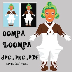 oompa loompa coloring page free