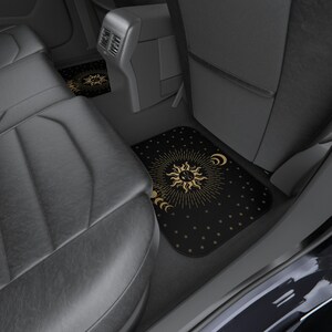 Sun Moon Phases and Stars Car Floor Mats Set of 4 Front and - Etsy