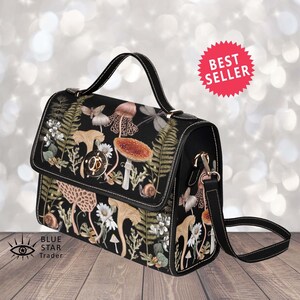 Mushroom Purse, Cottagecore Satchel, Cottage Core Handbag, Cottagecore ...