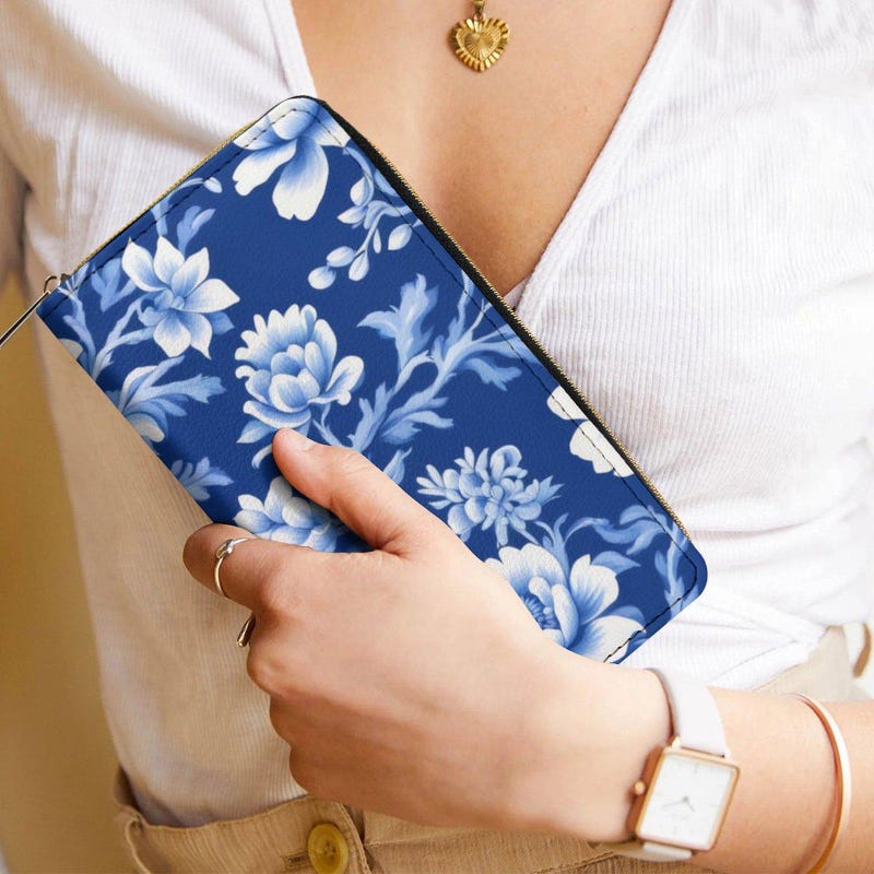 Womens Blue Wallets - Etsy