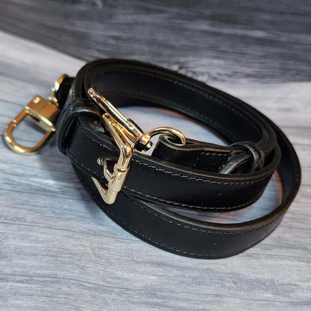 Black Vegan Purse & Bag Straps | Adjustable Length 36-46 Inches ...