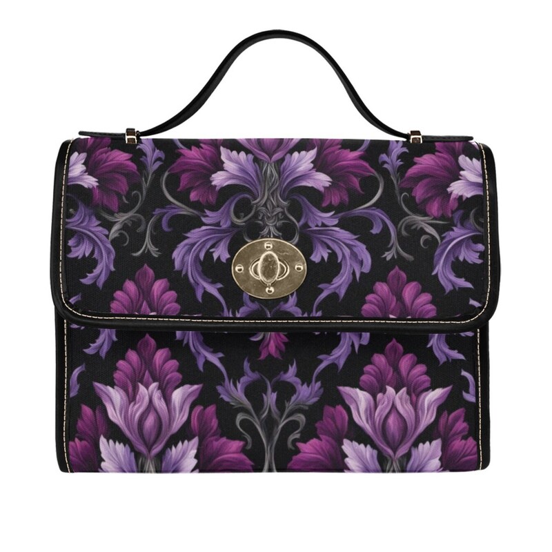 Purple Handbag - Etsy