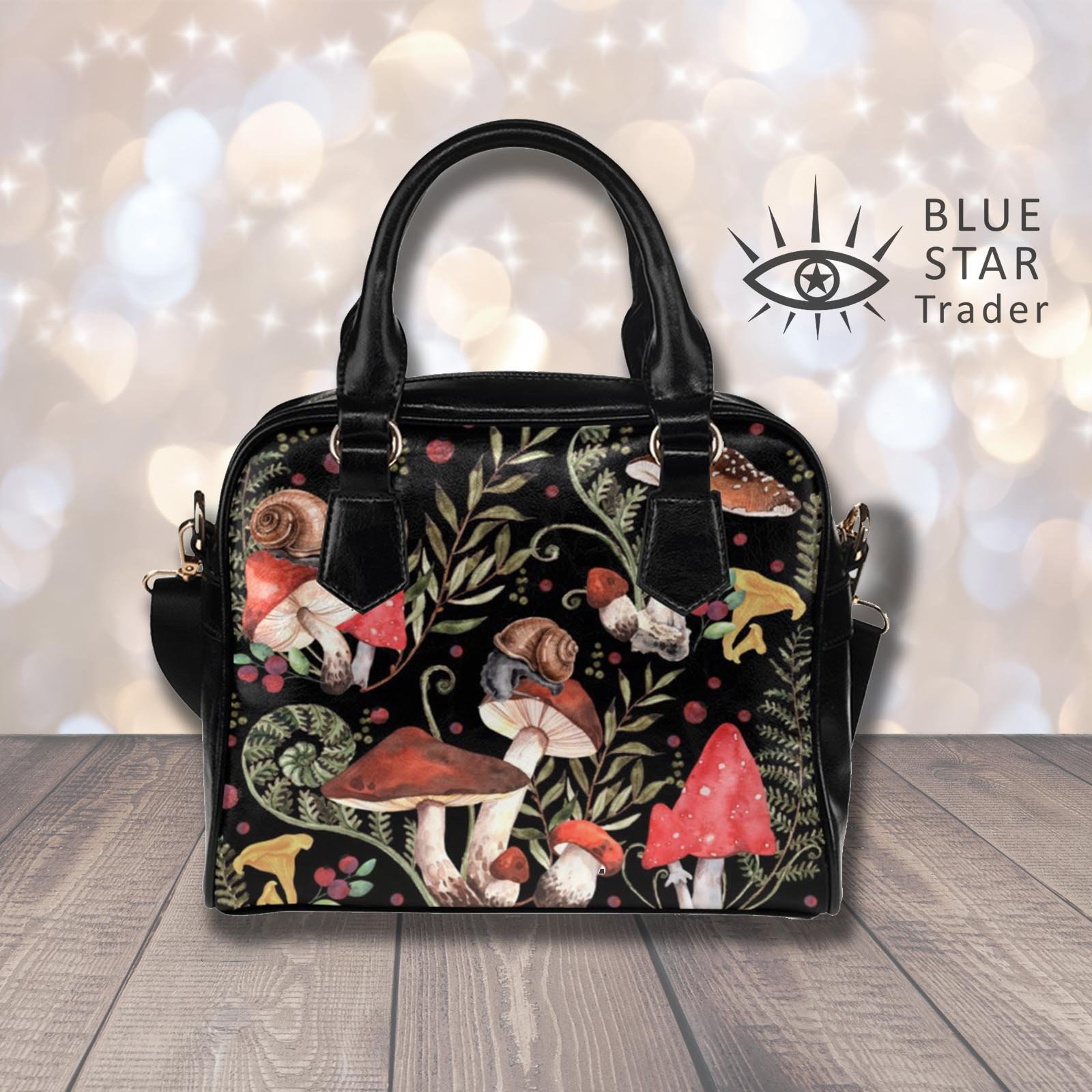 Cottagecore Mushrooms Purse Witch Handbag Snails Beries | Etsy