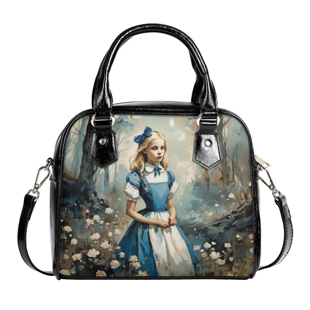 Alice in Wonderland Purse Storybook Illustration Handbag, Shoulder Bag ...
