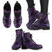 Purple Octopus Boots, Goth Steampunk Combat Style Men's Women's ...