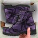 Purple Octopus Boots, Goth Steampunk Combat Style Men's Women's ...