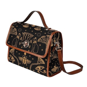 Egyptian Scarab Beetle Purse, Egyptian Cat Satchel Hand Bag, Cute ...