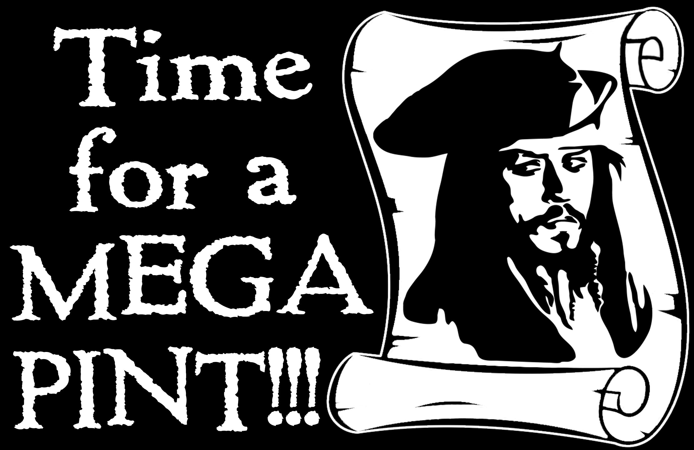 Single "mega Pint!" Johnny Depp/jack Sparrow 21-oz Stemless Wine Glass ...