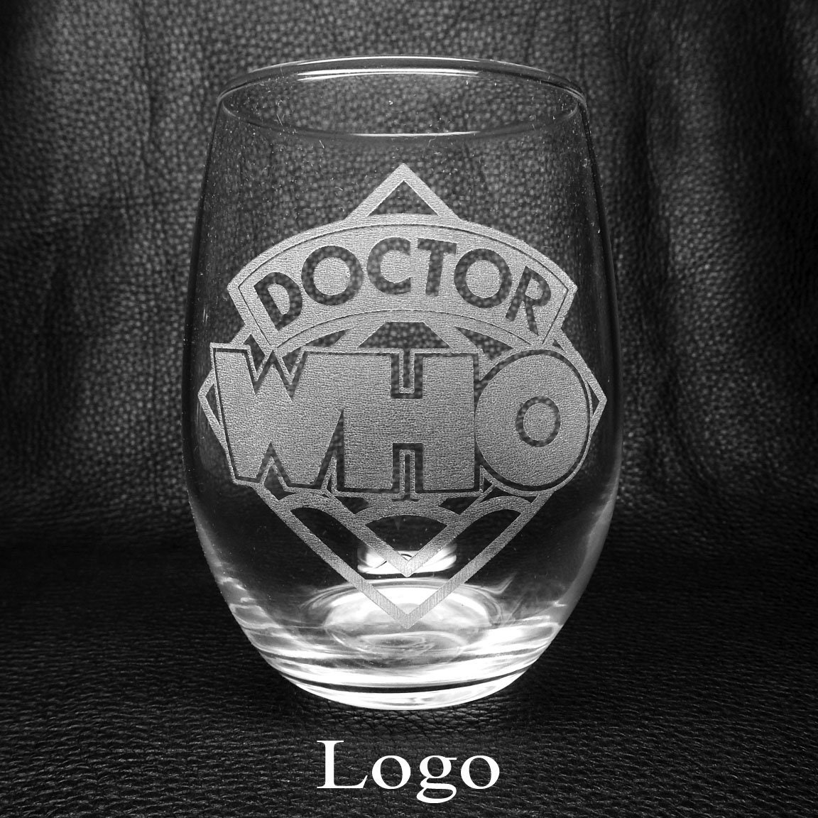Set of Four 4 dr Who Laser-engraved 21-oz Stemless Wine Glasses, Your ...