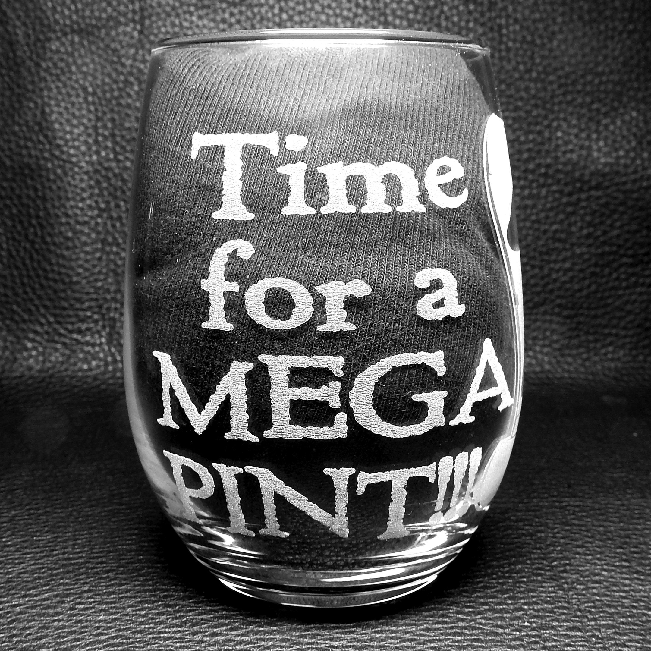 Single mega Pint Johnny Depp/jack Sparrow 21-oz Stemless Wine Glass - Etsy
