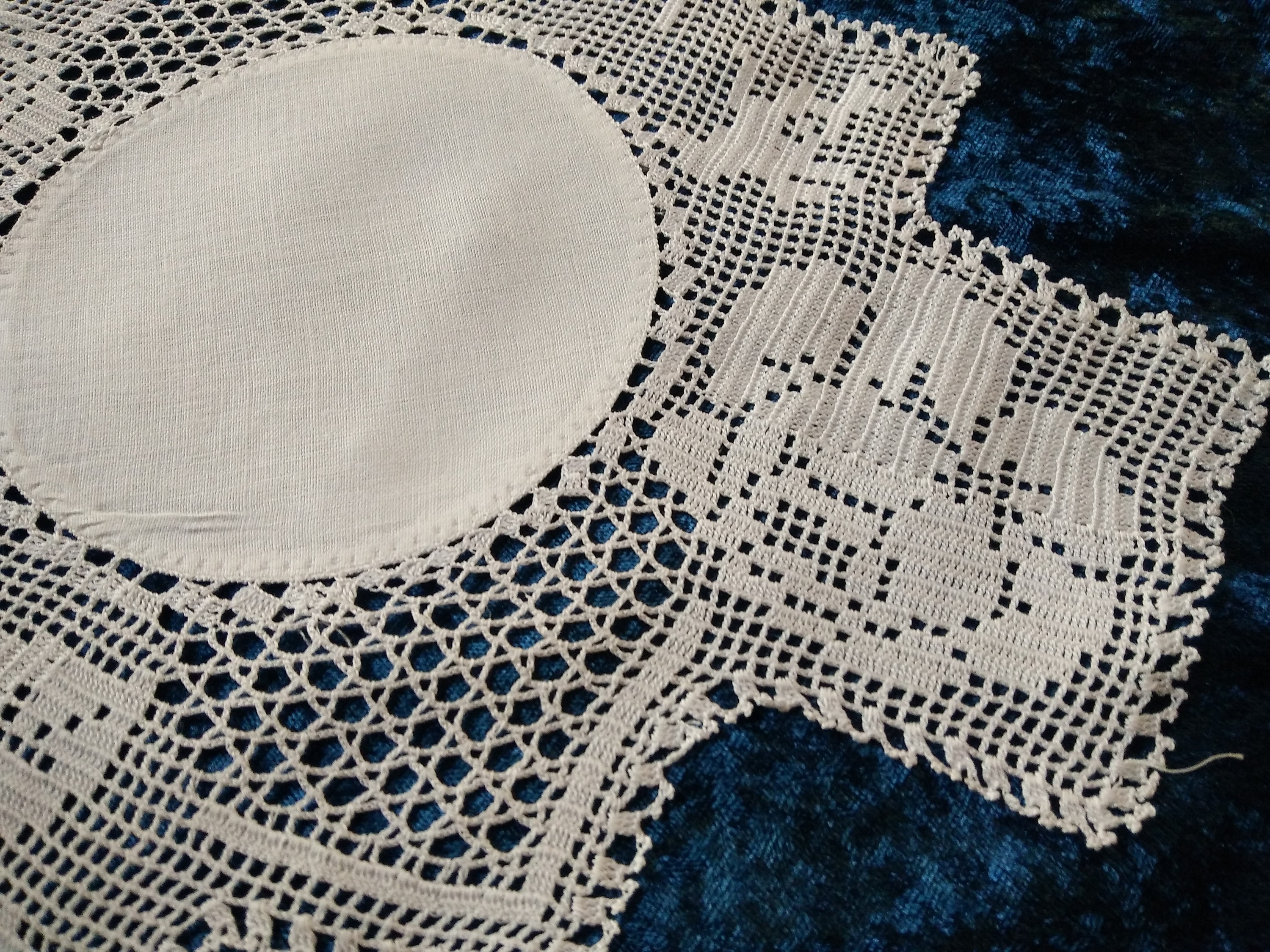 Antique 'MARY CARD' ROSE Filet Hand Crochet Small - Etsy Singapore