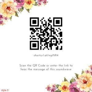 Sound Wave With QR Code, Soundwave Necklace, Custom Engraved Soundwave ...