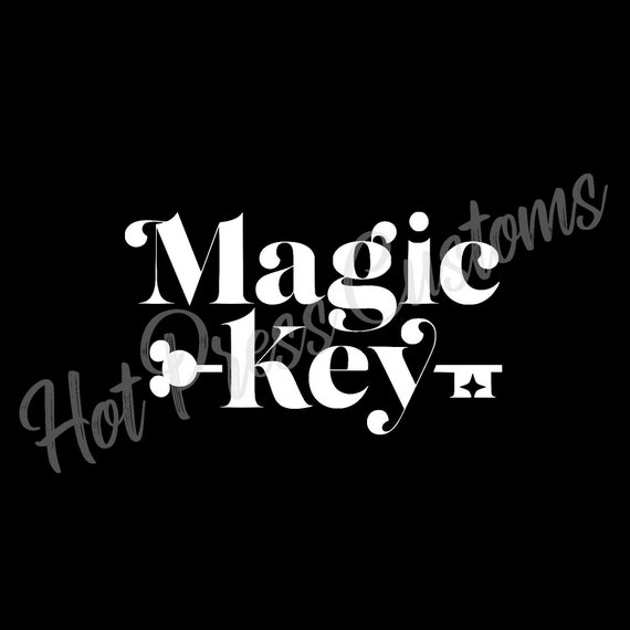Disney Magic Key Decal | Etsy