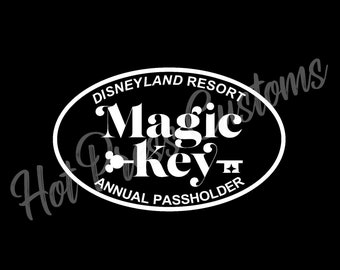 Disneyland Magic Key - Etsy