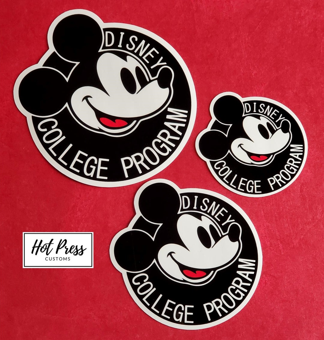Disney College Program Sticker, Weatherproof, Waterproof - Etsy