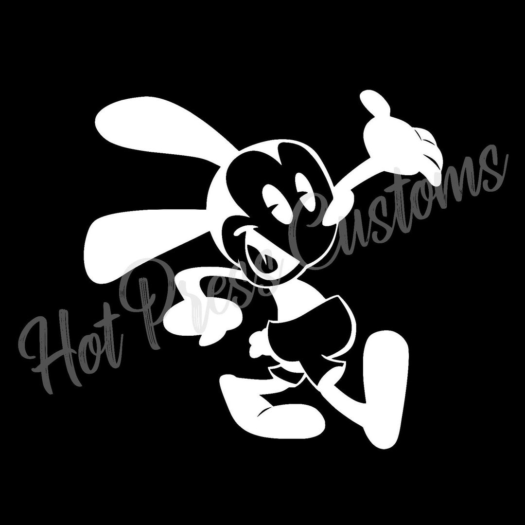 Oswald the Lucky Rabbit Decal - Etsy