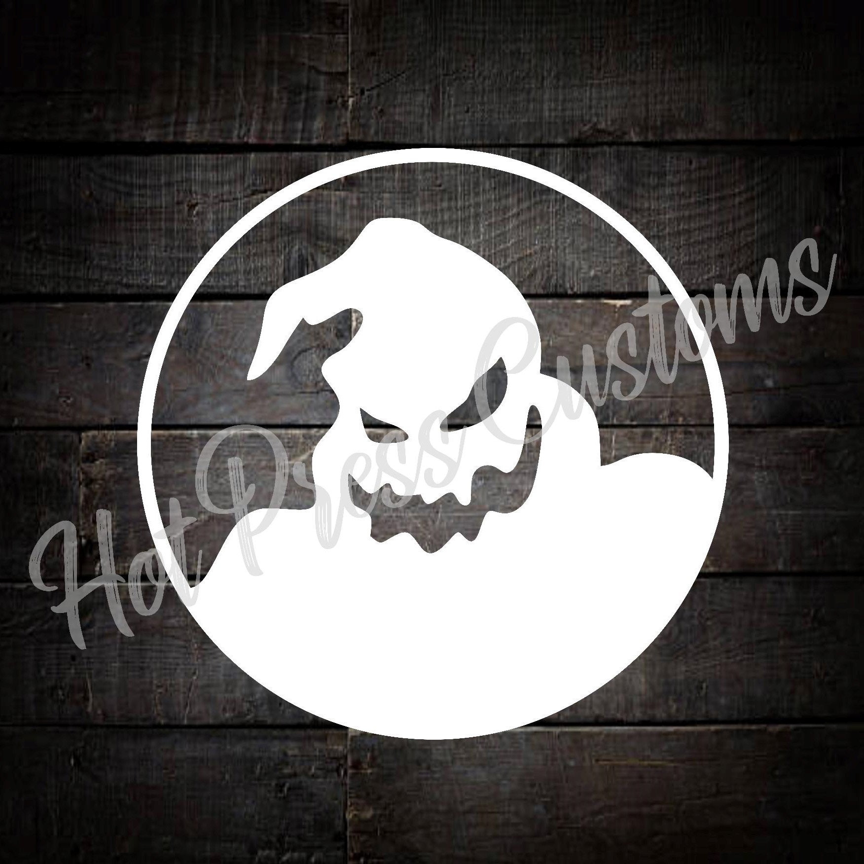Oogie Boogie Decal | Etsy