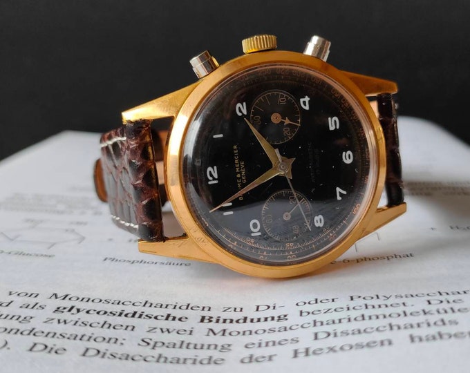 Baume & Mercier 17 Rubis Antimagnetic Cal. Landeron 248 (L248) - Etsy