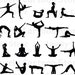 Yoga Poses Black Shapes Silhouette Svg, Eps, Dxf and Png Formats - 20 ...