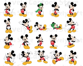 Mickey mouse vector | Etsy