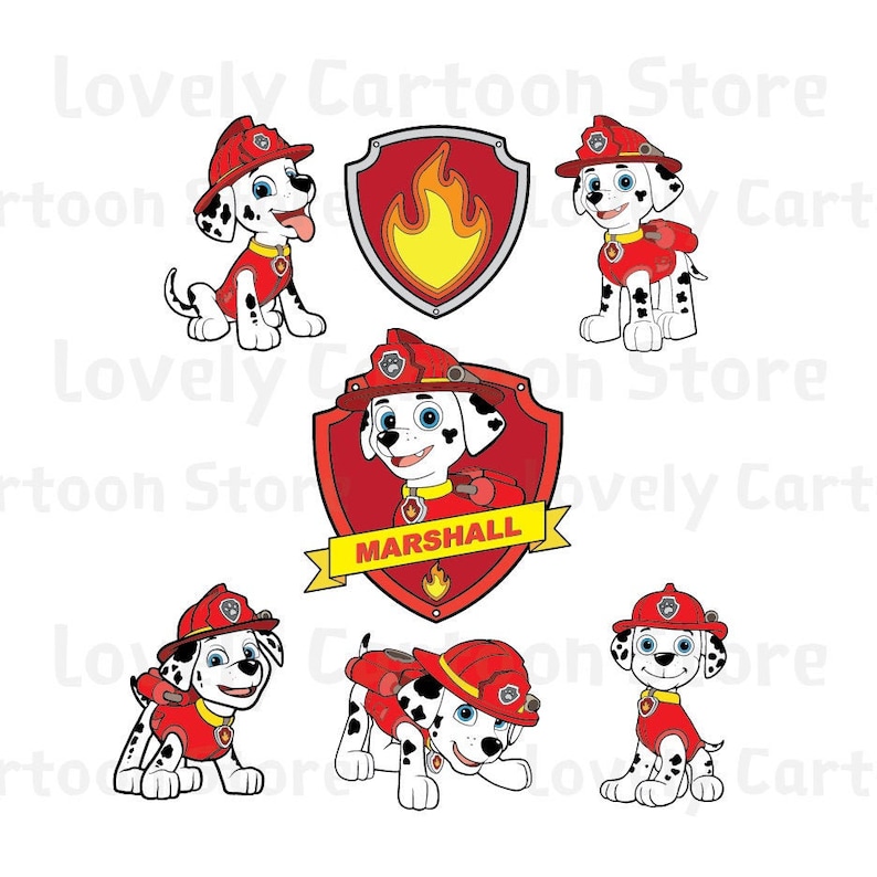 Paw patrol marshall svg free - scapevolf