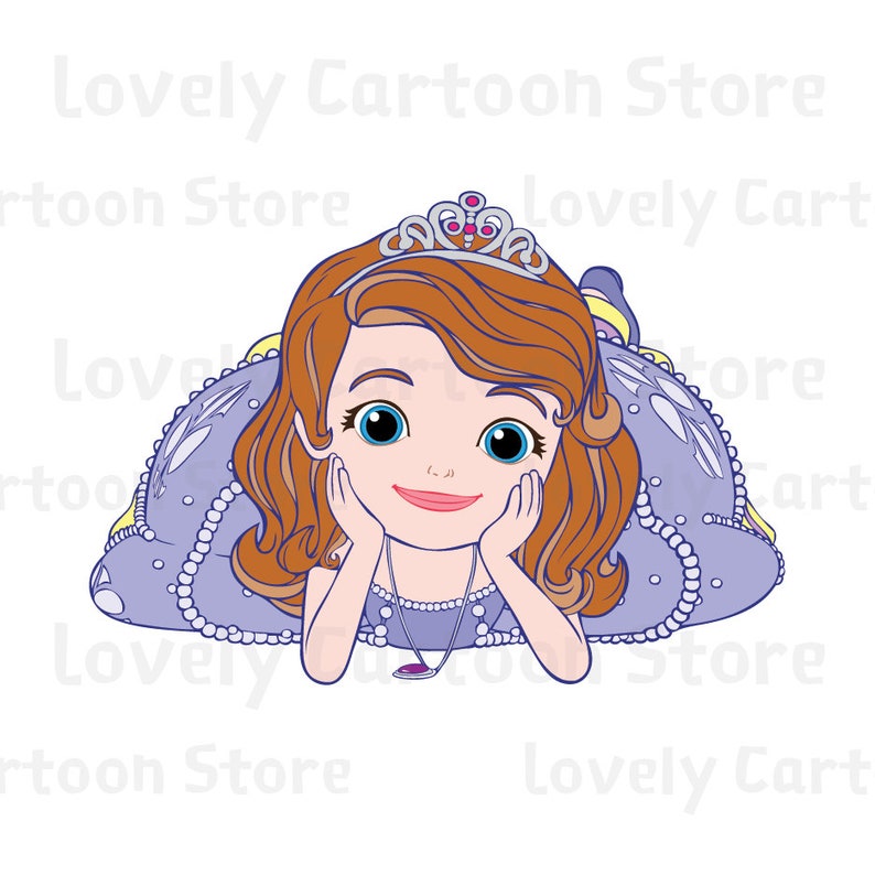 Sofia The First Svg Eps Dxf And Png Formats 5 Cliparts Etsy