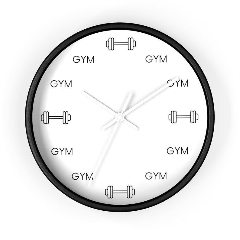 Gym Wall Clock | Funny Wall Clock | Motivational Gym Clock | Gift for ...