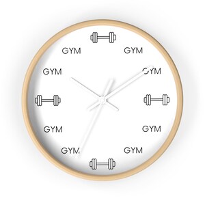 Gym Wall Clock | Funny Wall Clock | Motivational Gym Clock | Gift for ...