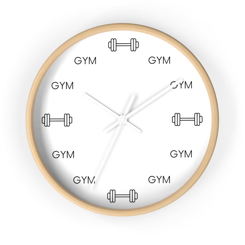 Gym Wall Clock | Funny Wall Clock | Motivational Gym Clock | Gift for ...