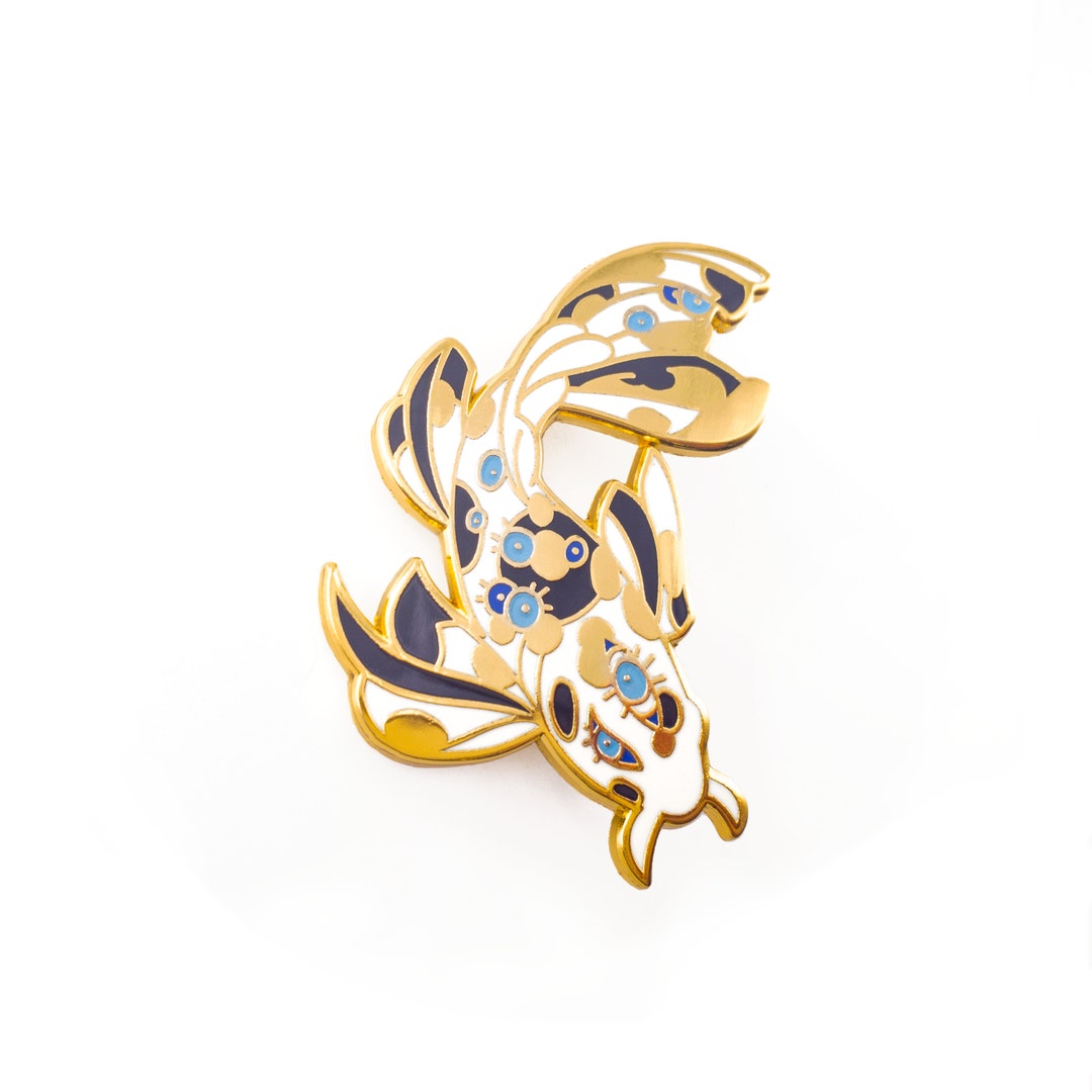 Koi Fish Evil Eye Enamel Pin, Lapel Pin, Fish Enamel Pin, Pisces Enamel ... Koi Fish Evil Eye Enamel Pin, Lapel Pin, Fish Enamel Pin, Pisces Enamel ...