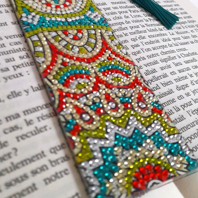 Diamond Bookmarks, Diamond Painting, Mandala Bookmarks, Handmade ...
