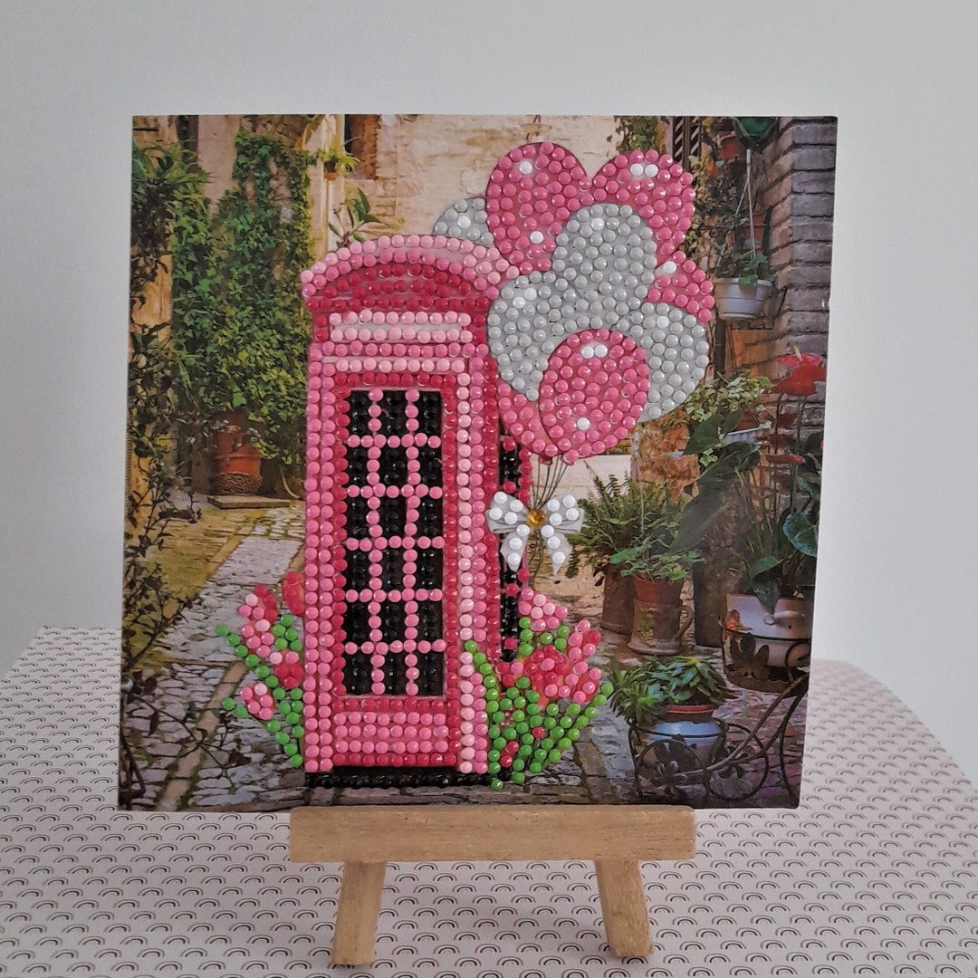 Diamond Postcard, Birthday Card, Diamond Painting Postcard, Diamond ...