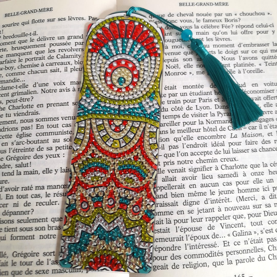 Diamond Bookmarks, Diamond Painting, Mandala Bookmarks, Handmade ...