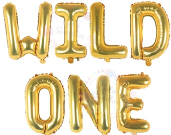 Wild One Balloon - Etsy