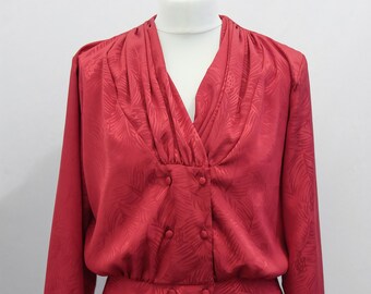 Raspberry Blouse | Etsy